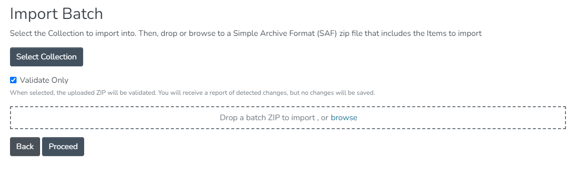 DSpace 7: Batch Importing and Exporting Items via Simple Archive Format – DSpace Repository